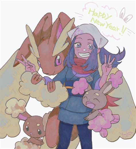 Taka Pixiv 30779600 Akari Pokemon Buneary Lopunny Nintendo Pokemon Pokemon Legends
