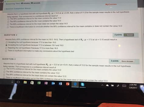 Solved Assume That In A Hypothesis Test With Null Hypothesis Chegg