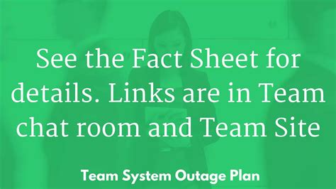 Team System Outage Plan Pptx