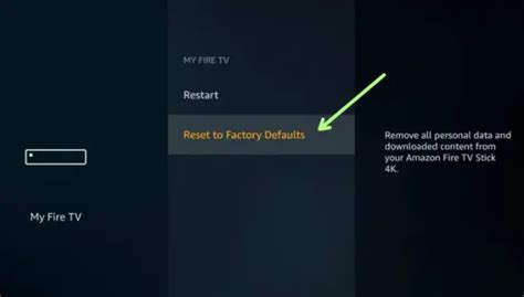 How To Reset Amazon Fire Stick TV To Factory Settings