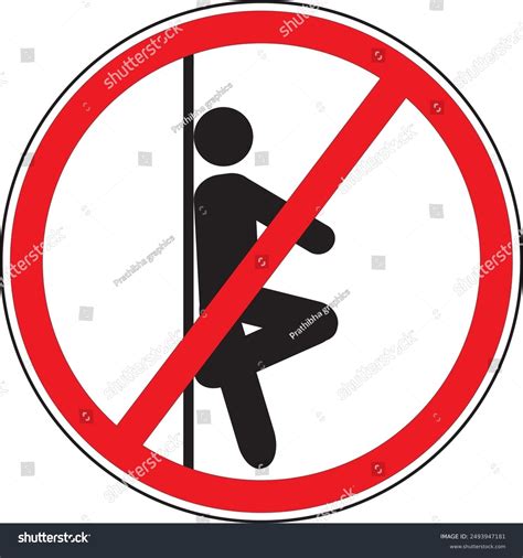 Do Not Lean On Glass Do Stock Vector Royalty Free 2493947181