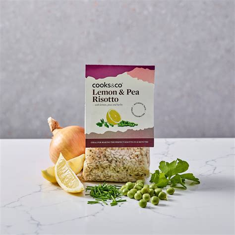 Lemon And Pea Risotto Cooksandco
