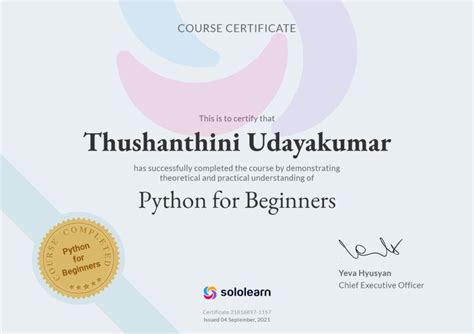 Thushanthini Udayakumar On Linkedin Sololearn Pythonforbeginners
