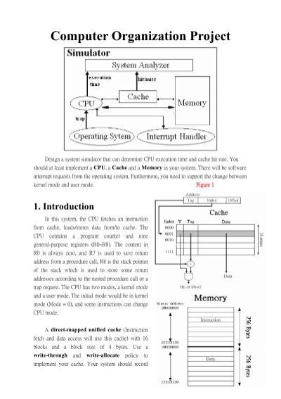 Computer Organization Final Project Computer Architecture And