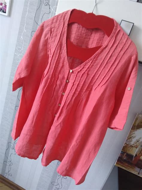 Блуза льняна 100 льон — ціна 229 грн у каталозі Сорочки Купити жіночі речі за доступною ціною на