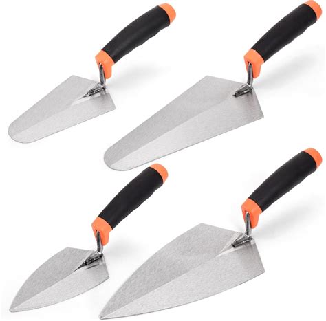 4 Pack Masonry Hand Tool Set Pointing Trowel Gauging Trowel Set With