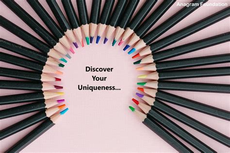 Anagram Foundation On Linkedin Discover Your Uniqueness