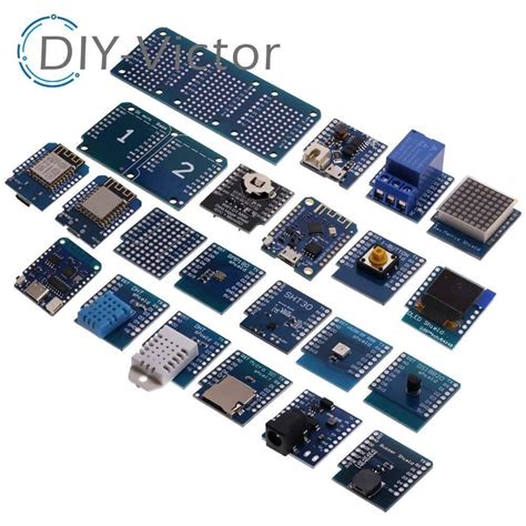 D1 Esp8266 Mini Pro V3 0 Wifi Development Board Nodeu Ws2812 Rgb Dht11 Dht22 Am2302 Relay