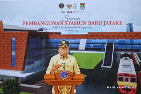 Stasiun Jatake Di Tangerang Mulai Dibangun Target Operasi 2025