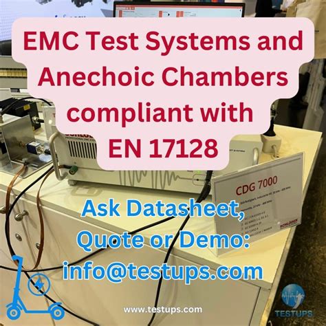 En 17128 Emc Test Systems • Emc Laboratory Installation • Testups