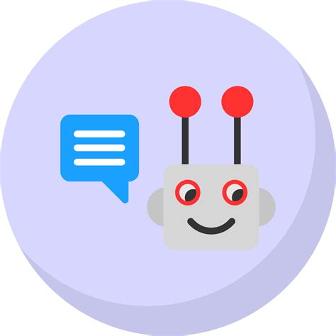 Chatbot Vector Icon Design 20065187 Vector Art At Vecteezy