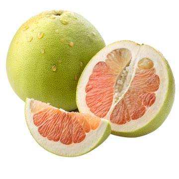 Large Juicy Pomelo With A Rosy Interior Pomelo Fruit Juicy Fruit Png