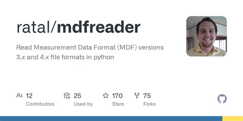 Github Ratalmdfreader Read Measurement Data Format Mdf Versions 3x And 4x File Formats
