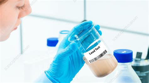 Lead Test Stock Image F044 1763 Science Photo Library