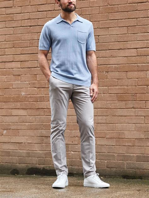 13 Ways To Coordinate Blue T Shirt Outfit Create A Lookastic