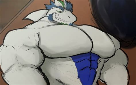 Rule 34 Abs Anthro Bara Bara Tiddies Bara Tits Big Arms Big Biceps