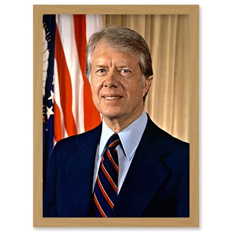 39th Us President Jimmy Carter Official Portrait Photo Artwork Framed