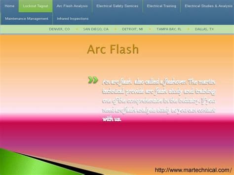 Arc Flash Training Ppt