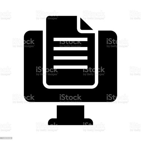 Computer File Icon Stock Illustration Download Image Now Computer