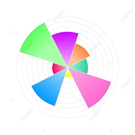 Colorful Wheel Chart For Business Data Visualization Donut Infographic Percent Vector Donut