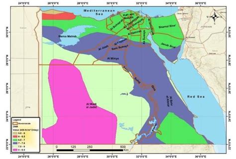 Direct Normal Radiation In Egypt Download Scientific Diagram