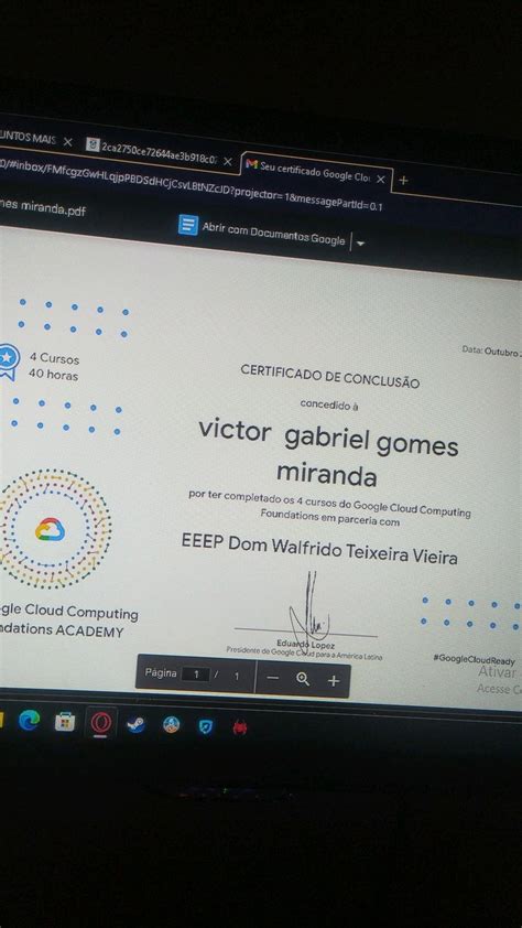 Victor Gabriel Gomes Miranda Posted On Linkedin