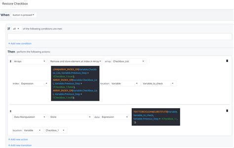 Reuse Checkbox Variables Across Steps Show And Tell Tulip Community