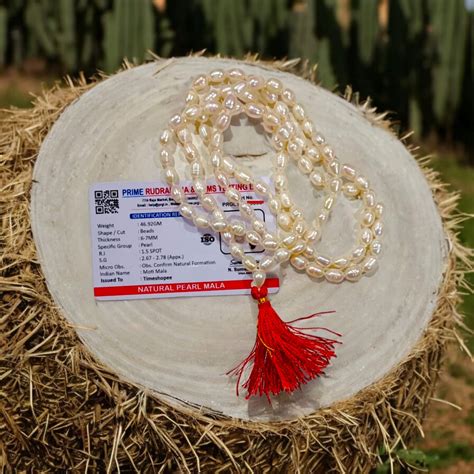 moti mala lab certified natural pearls timeshopee