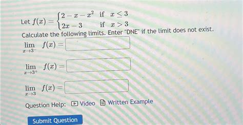 solved let f x {2 x x2 if x≤32x 3 if x 3calculate the