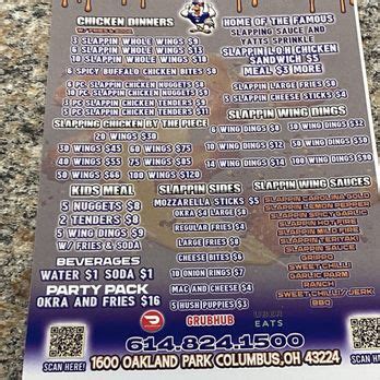 SLAPPING WINGS - Updated July 2025 - 27 Photos & 17 Reviews - 1600 Oakland Park, Columbus, Ohio ...