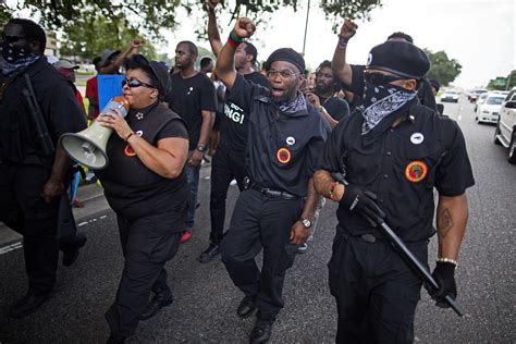 Black Panther Party Uniform Groups Protest For Awareness Justice In