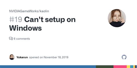 Cant Setup On Windows · Issue 19 · Nvidiagameworks Kaolin · Github