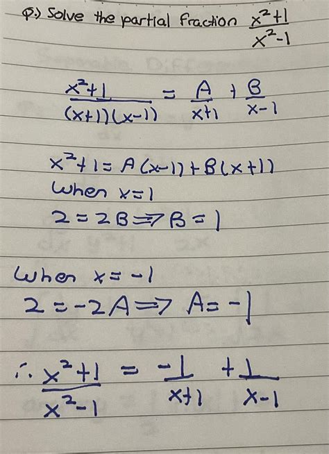 Maths Aa Hl Partial Fractions Question Ribo