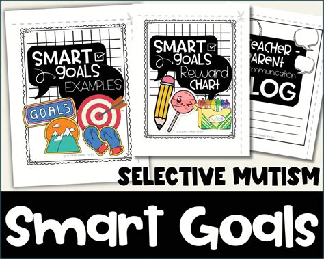 Selective Mutism Chart Selective Mutism Smart Goals Selective Mutism