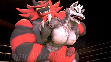 Incineroar Vs Wolf Em Inglês