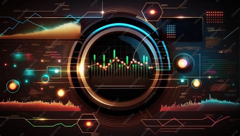 Premium Ai Image Generative Ai Stock Market Chart Lines Financial