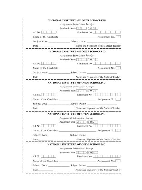 Nios Tma Receipt Pdf