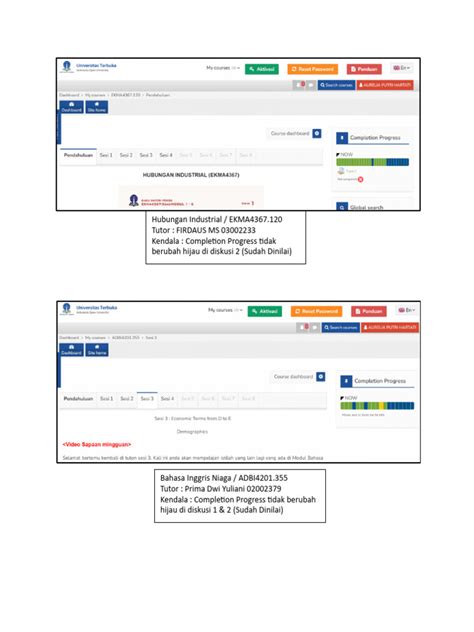 Completion Progress Pdf