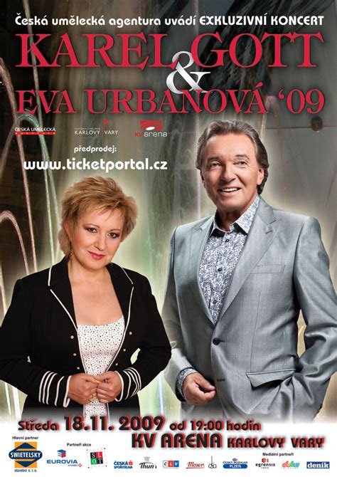 Exkluzivn Koncert Karel Gott Eva Urbanov Ticketportal Vstupenky Na Dosah Divadlo