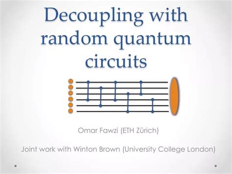 Ppt Decoupling With Random Quantum Circuits Powerpoint Presentation
