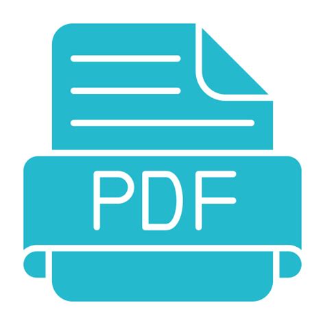 pdf generic simple colors icon