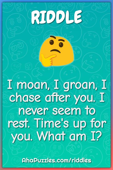 I Moan I Groan I Chase After You I Never Seem To Rest Times Up