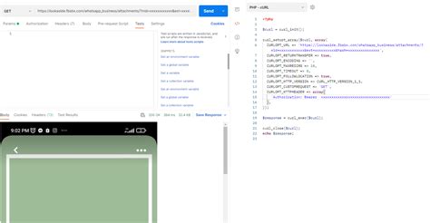 Error Whataspp Cloud Api Save Image Using Curl And Php Stack Overflow