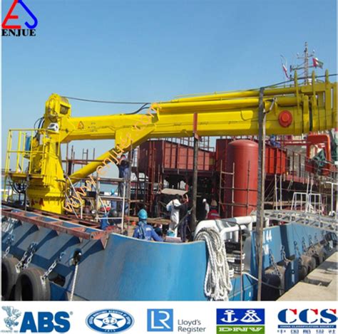 Hydraulic Telescoping Crane 1 5 Ton Jib Crane Marine Deck Crane