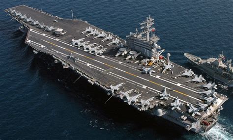 Uss Ronald Reagan Cvn 76 Aircraft Carrier In Action Uss Reagan