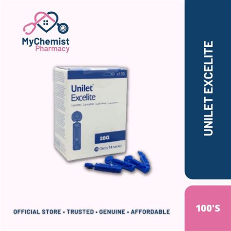 Unilet Excelite Lancets 28g 100s Box Shopee Malaysia