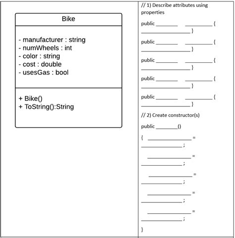 Solved Using C For Codewrite Code For The Class Bike Is