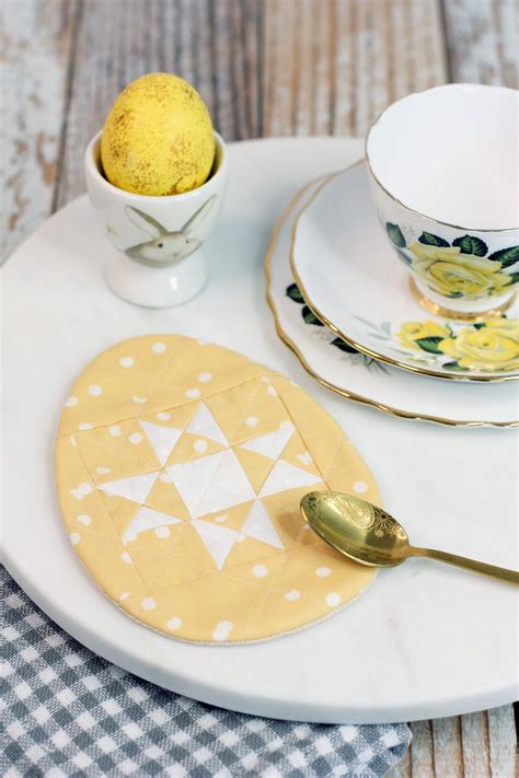 Patchwork Egg Mugrug A Spoonful Of Sugar Shop