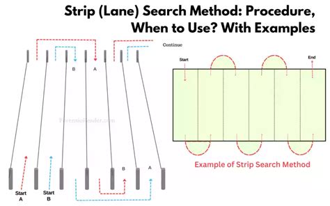 Strip Lane Search Pattern Procedure Usage And Examples