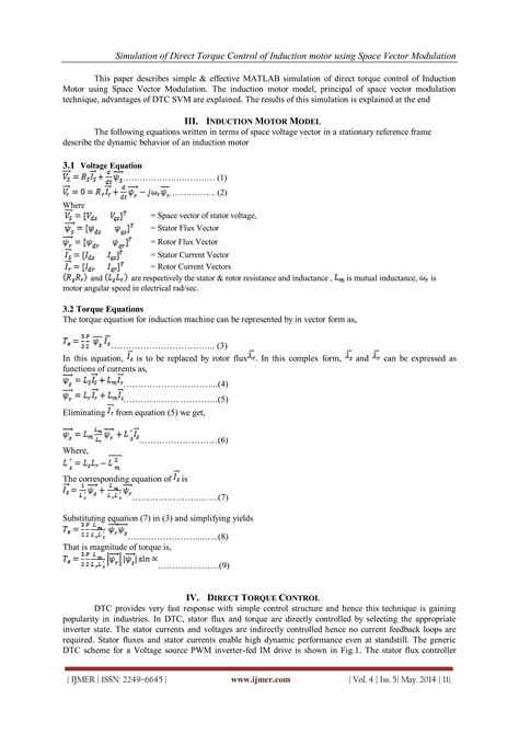 Simulation Of Direct Torque Control Of Induction Motor Using Space Vector Modulation Methodology